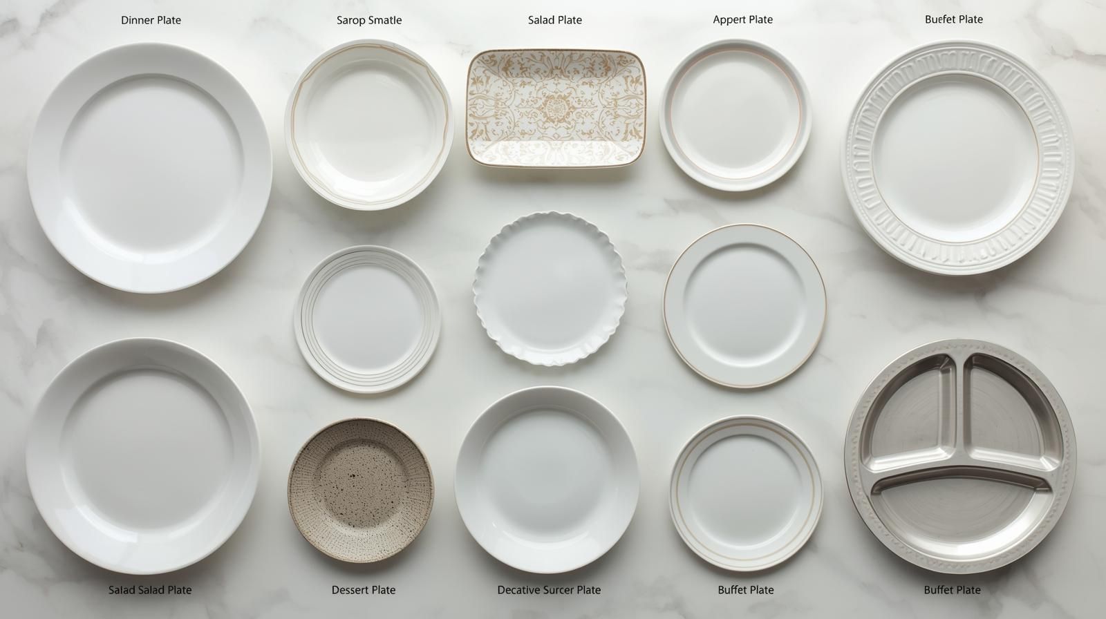 10 Types of Plates: Names, Uses & Materials
